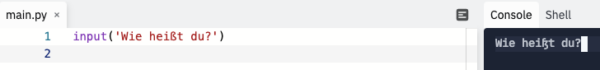 So funktioniert die Input-Funktion in Python - MINT first.