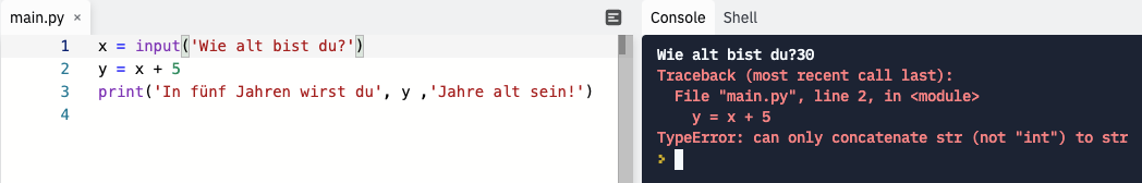 So funktioniert die Input-Funktion in Python - MINT first.