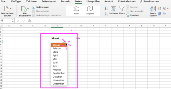 Dropdown-Liste in Excel - Schritt für Schritt erklärt - MINT first.