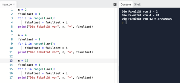 Die for-Schleife in Python: Grundlagen einfach erklärt - MINT first.